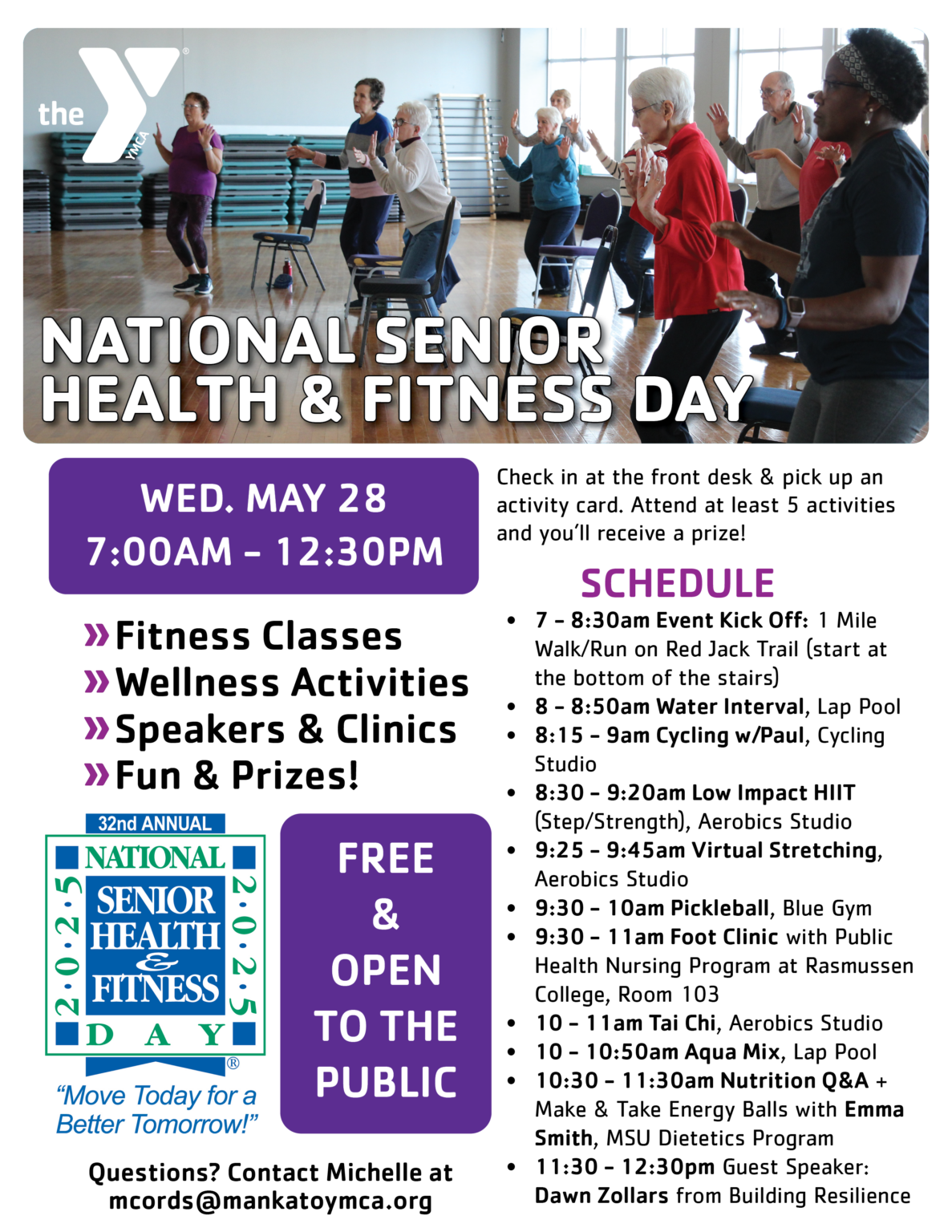 Mankato YMCA Celebrates National Senior Health & Fitness Day on May 28 ...